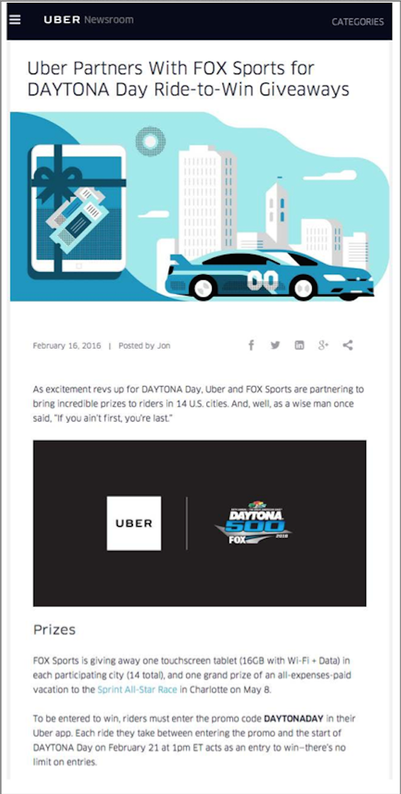 NASCAR - Uber NASCAR | Clios