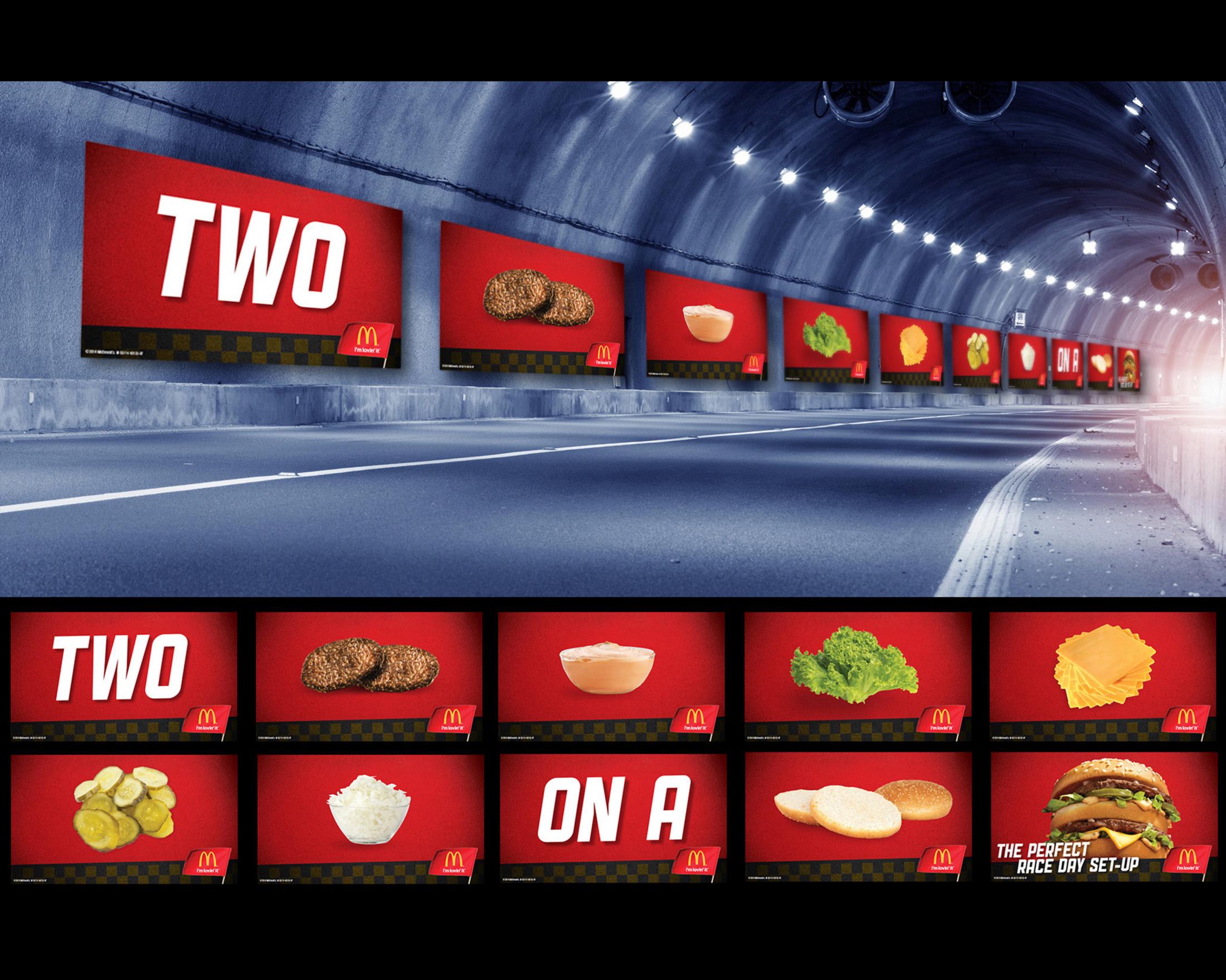 McDonald's - Raceway Signage | Clios