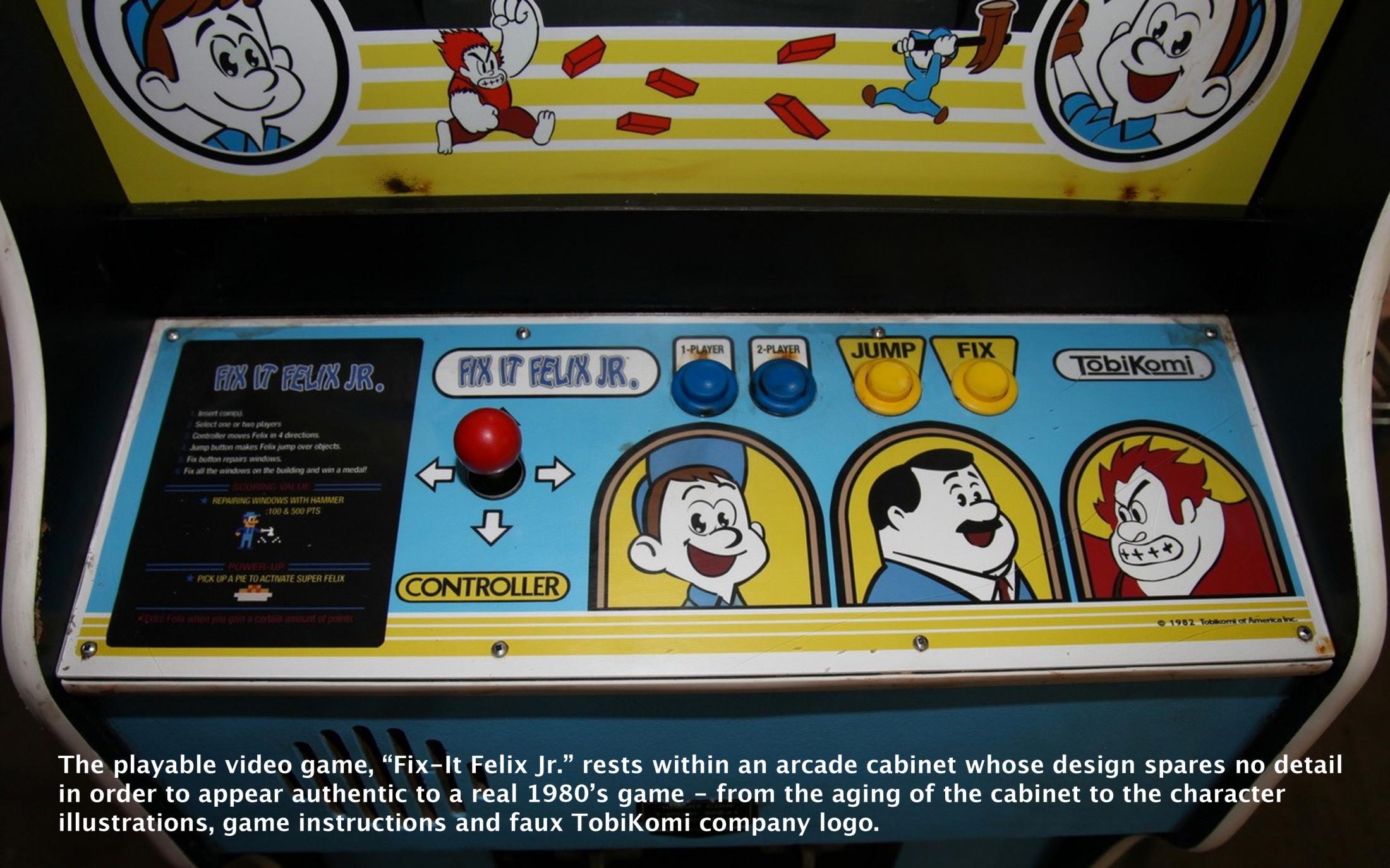 Fix It Felix Jr Game Cabinet Clios
