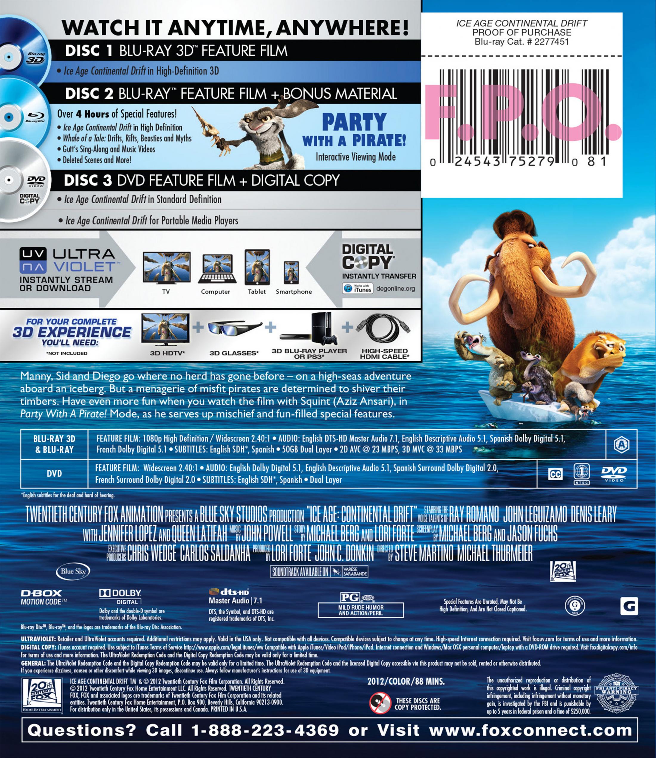 Ice Age 4 Dvd Menu