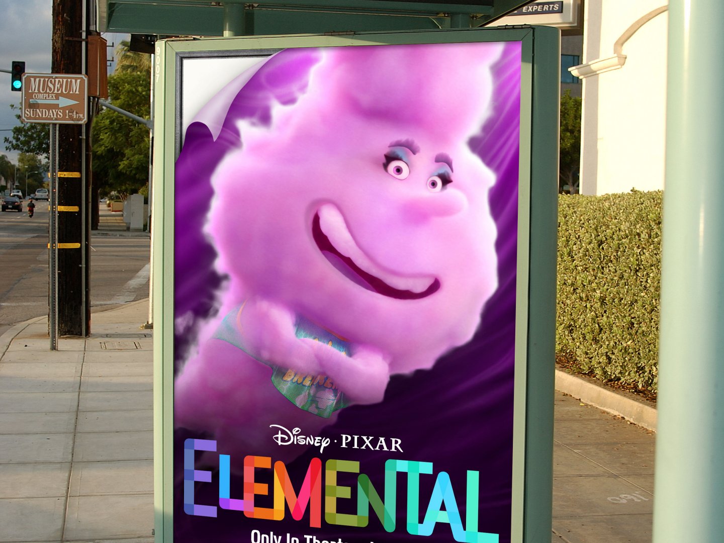 Disney/Pixar's Elemental - Disney/Pixar's Elemental | Gale Bus Shelter ...